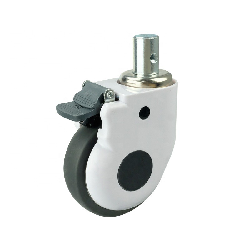 Steel Housing Material Rubber Casters for Heavy-Duty Applications ...